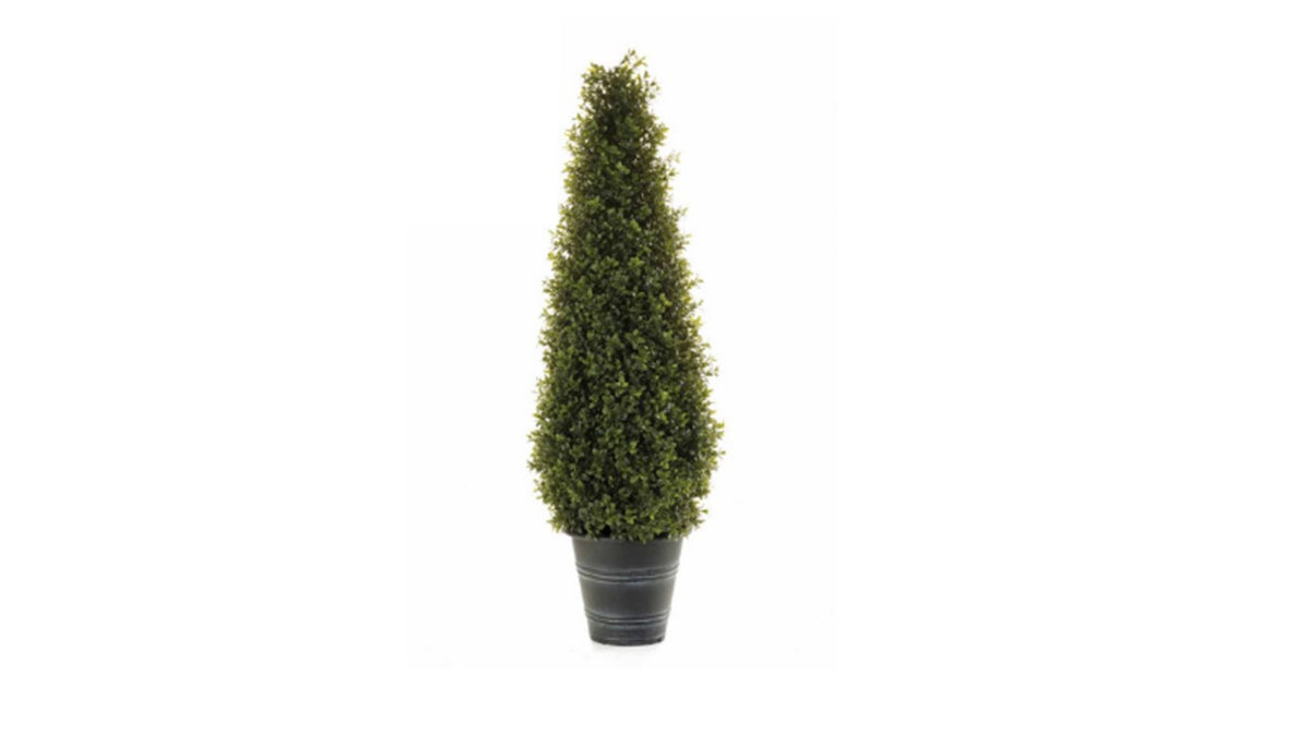 Artificial boxwood pyramid UV d50cm h165cm — The Garden Concept