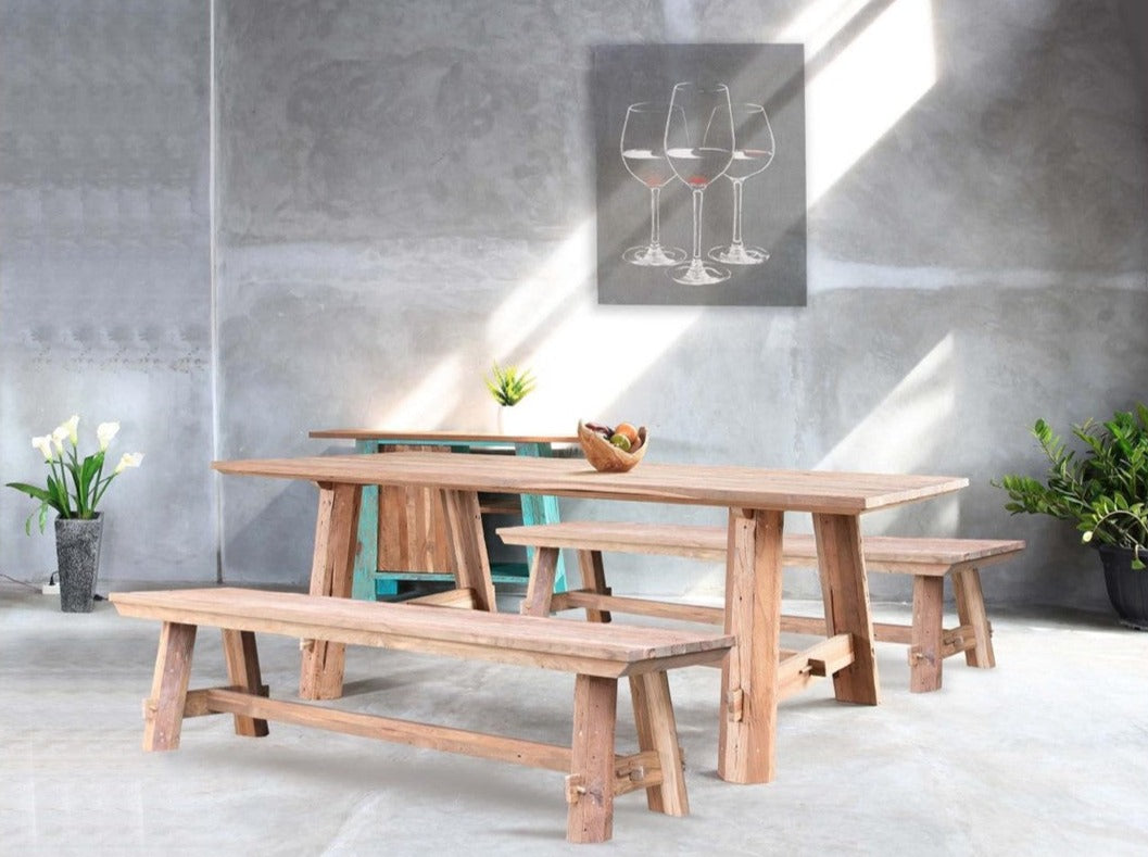 Sigar Dining Table Set 200x100x78cm — The Garden Concept