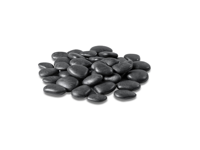 Pebbles Small - Recycled Plastic Black — The Garden Concept